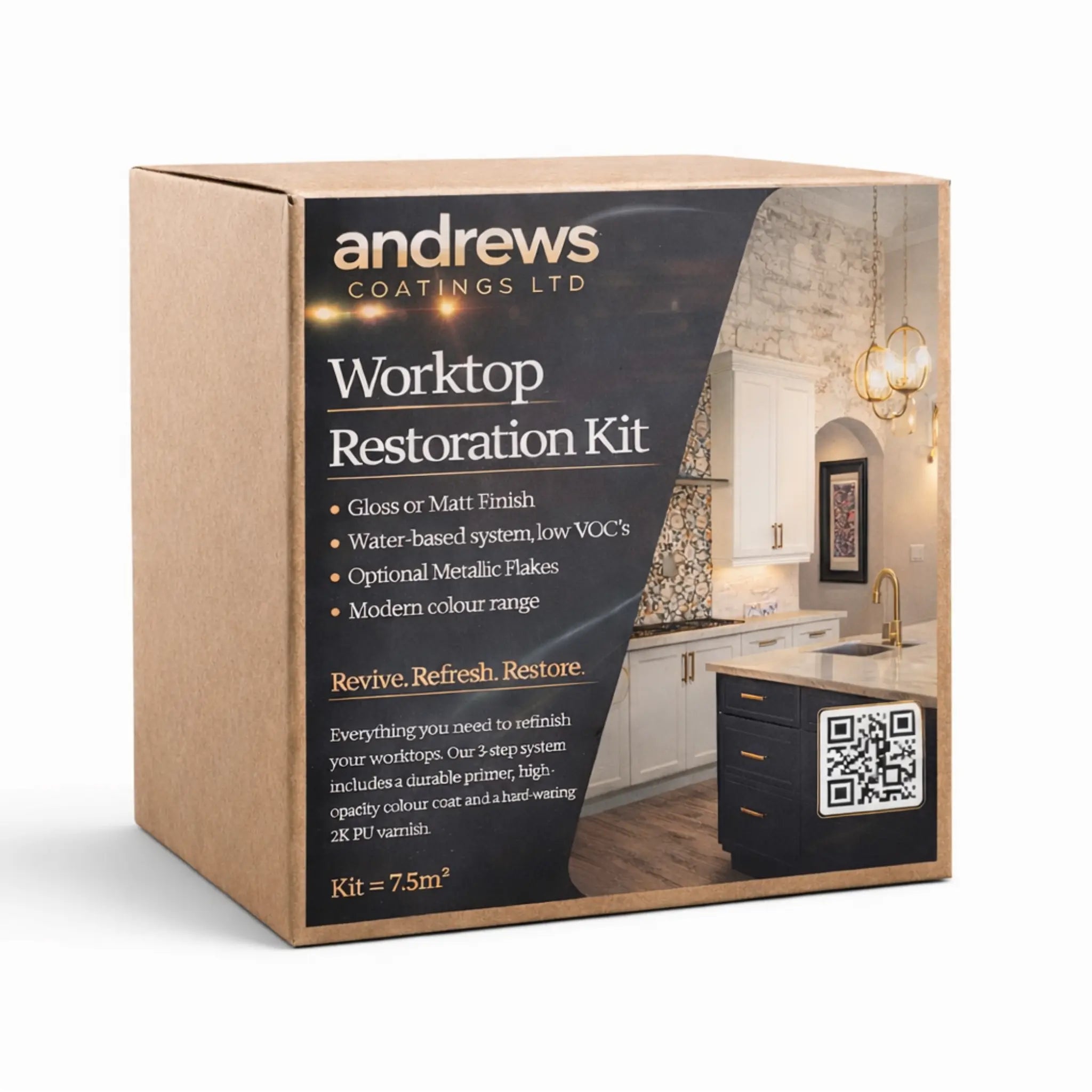 Andrews Worktop Restoration Kit – DIY Worktop Transformation System ...