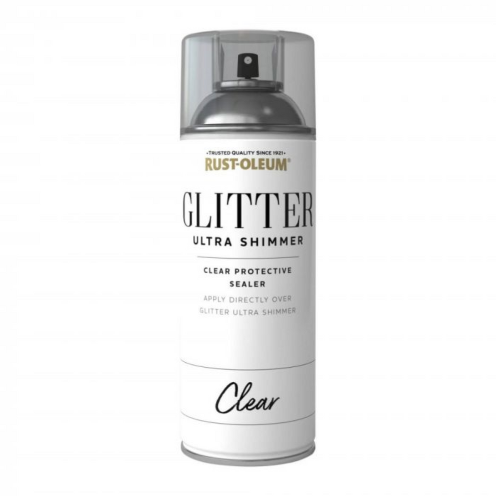 Rust-Oleum Ultra Shimmer Glitter Spray Sealer - 400ml – Andrews Aerosols