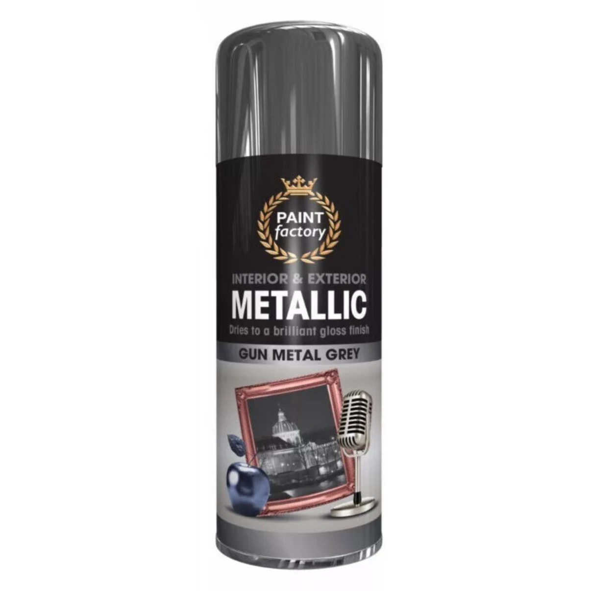 Paint Factory Metallic Gun Metal Grey Spray - 400ml – Andrews Aerosols