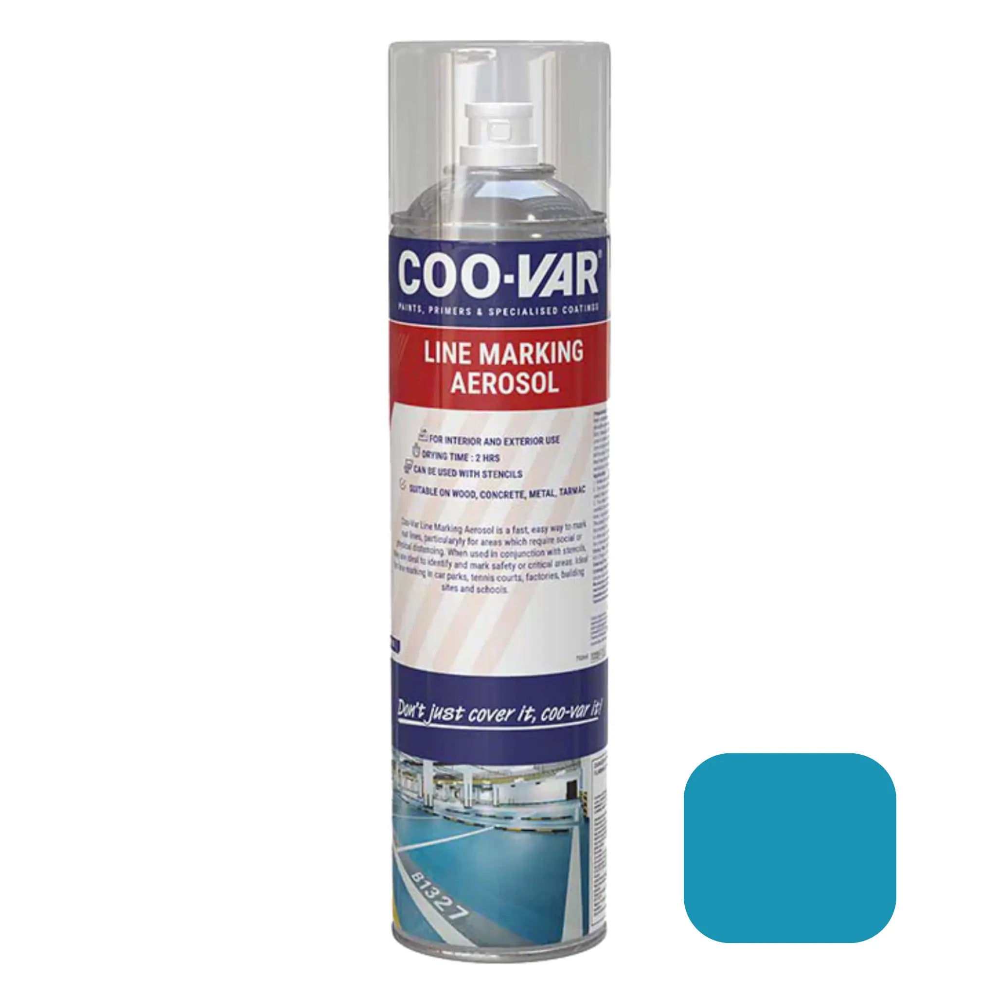 Coo-Var Line Marking Paint Blue Aerosol - 700ml – Andrews Aerosols