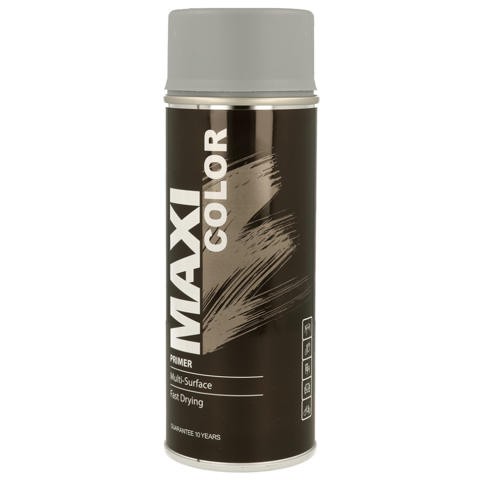 MaxiColor Spray Primer Grey - 400ml – Andrews Aerosols